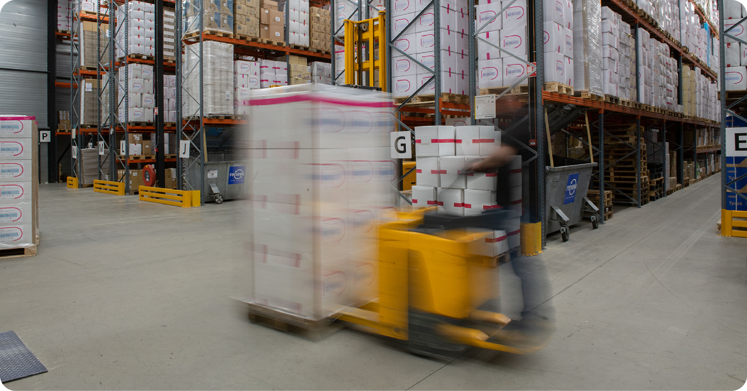 The warehouse in the spotlight